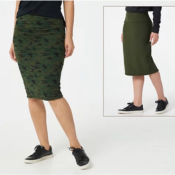 Women with Control | Skirts | Women With Control Camo Camouflage Green ...